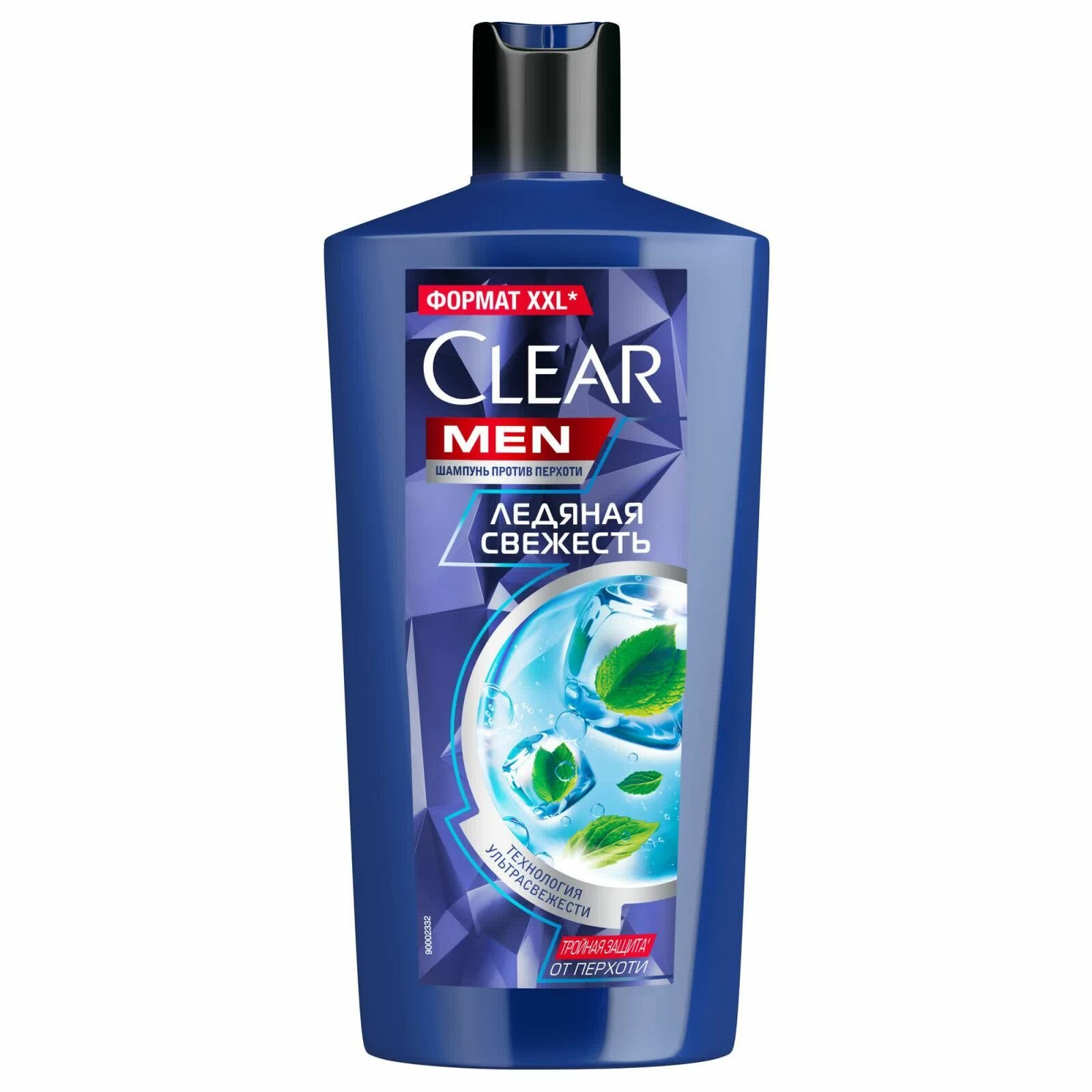 Шампунь CLEAR "Men", Ледяная Свежесть, с ментолом, 650 мл