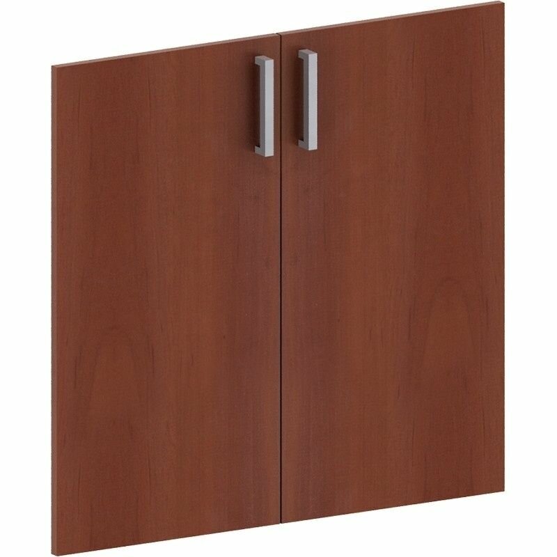 Двери EASY TO LEAD "Сатурн-Д", низкие, ДСП, цвет Яблоня, 2 шт