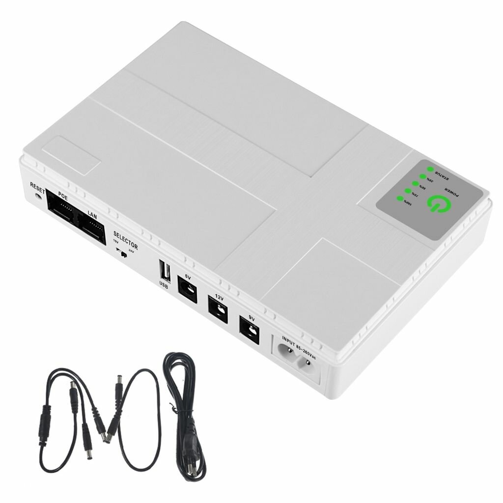 ИБП 5V 9V 12V 2A для Wi-Fi камеры, роутера, динамика