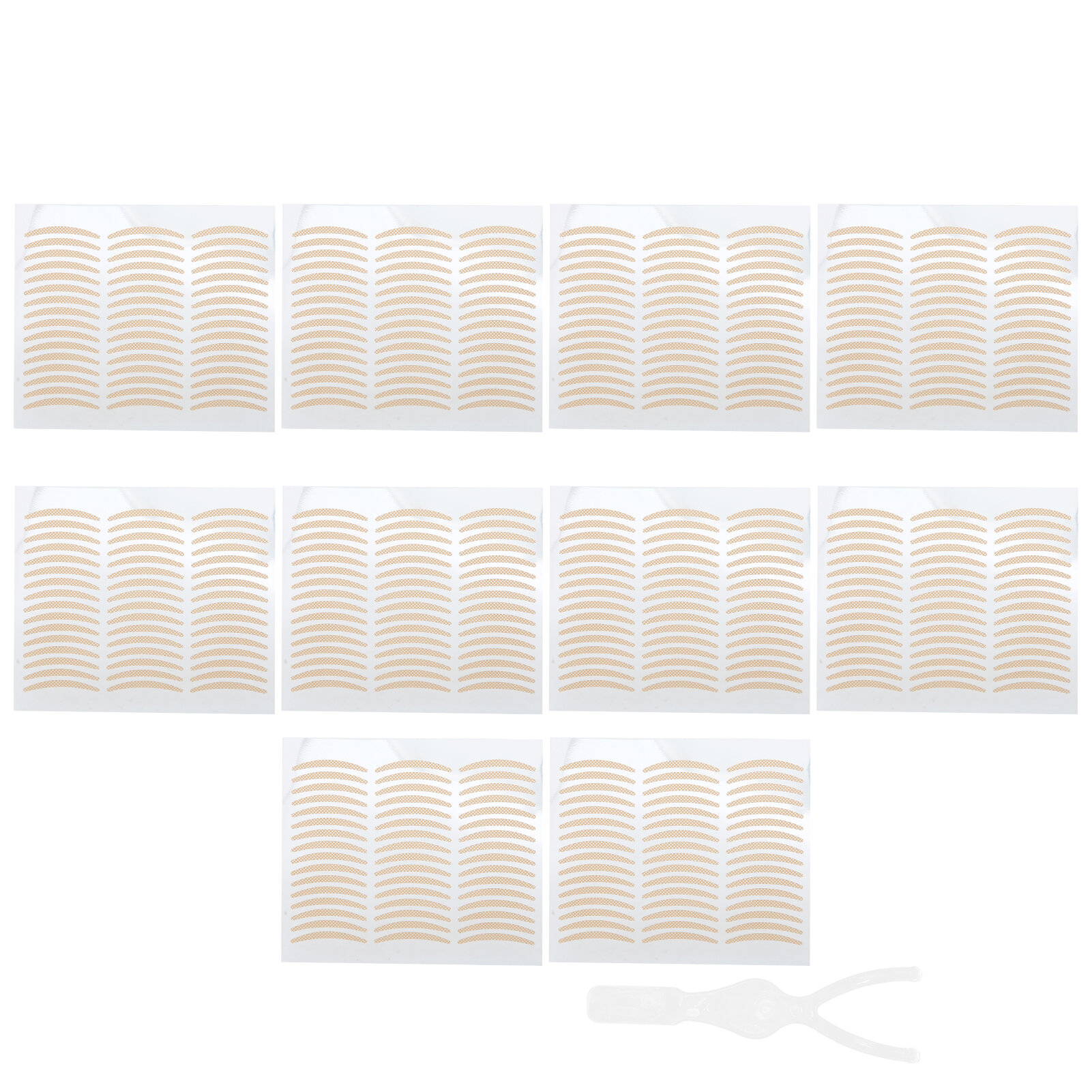 240 пар дышащих натуральных двойных веко-ленточных наклеек, полоска для подтяжки век, наклейка на веко