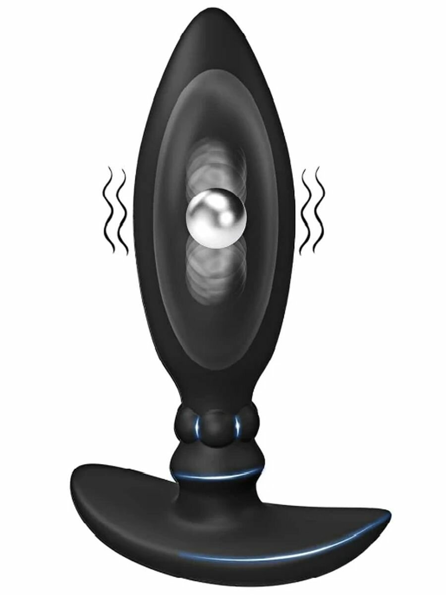 Анальная пробка "ANAL VIBRA BUTT PLUG L" 13.4см