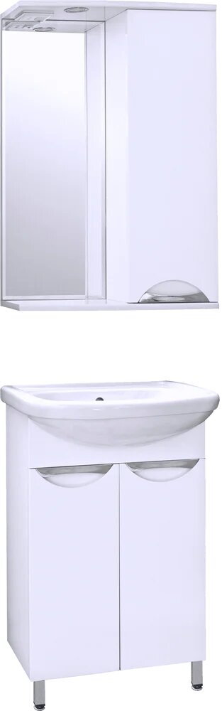 Мебель для ванной комнаты Style Line Жасмин 55 белая