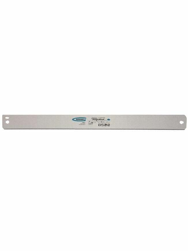 Пильное полотно для прецизионного стусла "Piranha", 550 мм, каленый зуб 2D, 18 TPI Gross