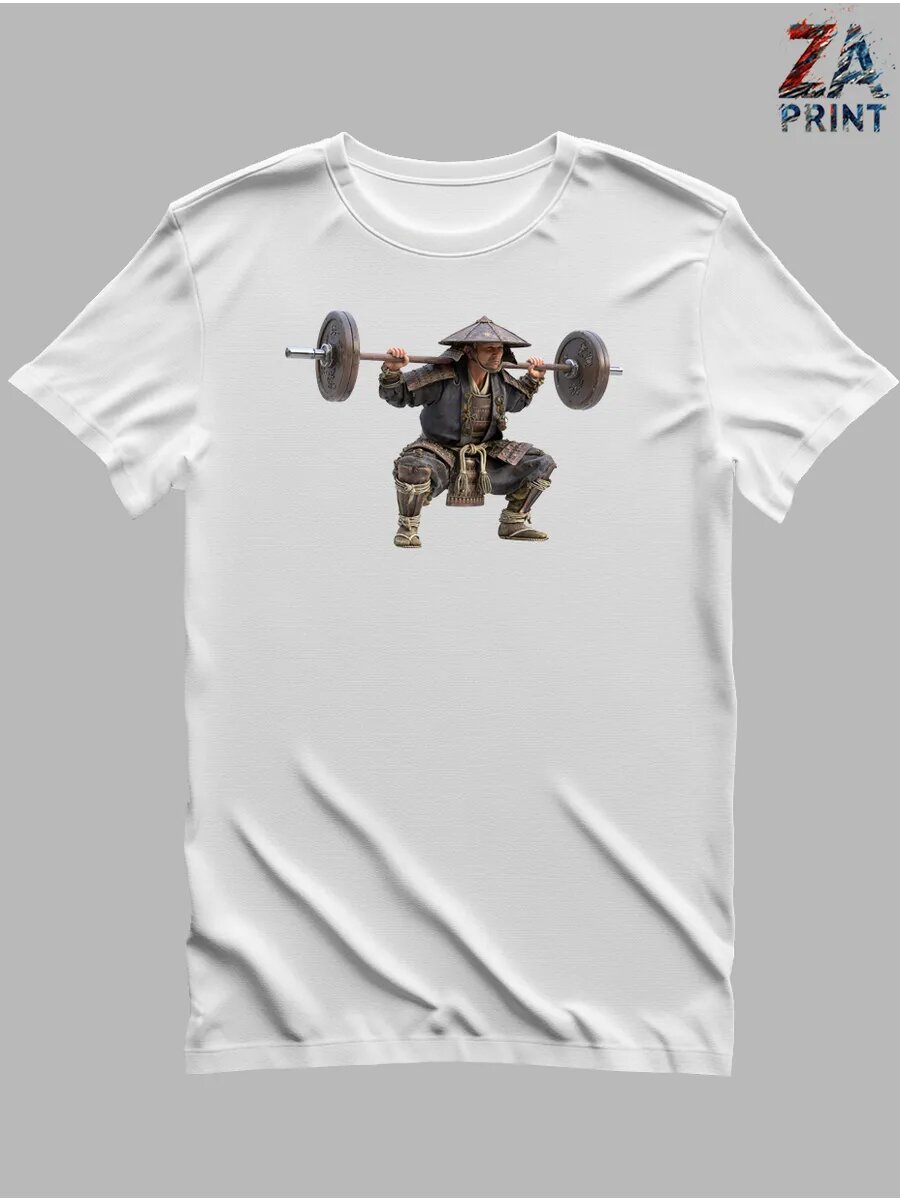 Футболка самурай качок