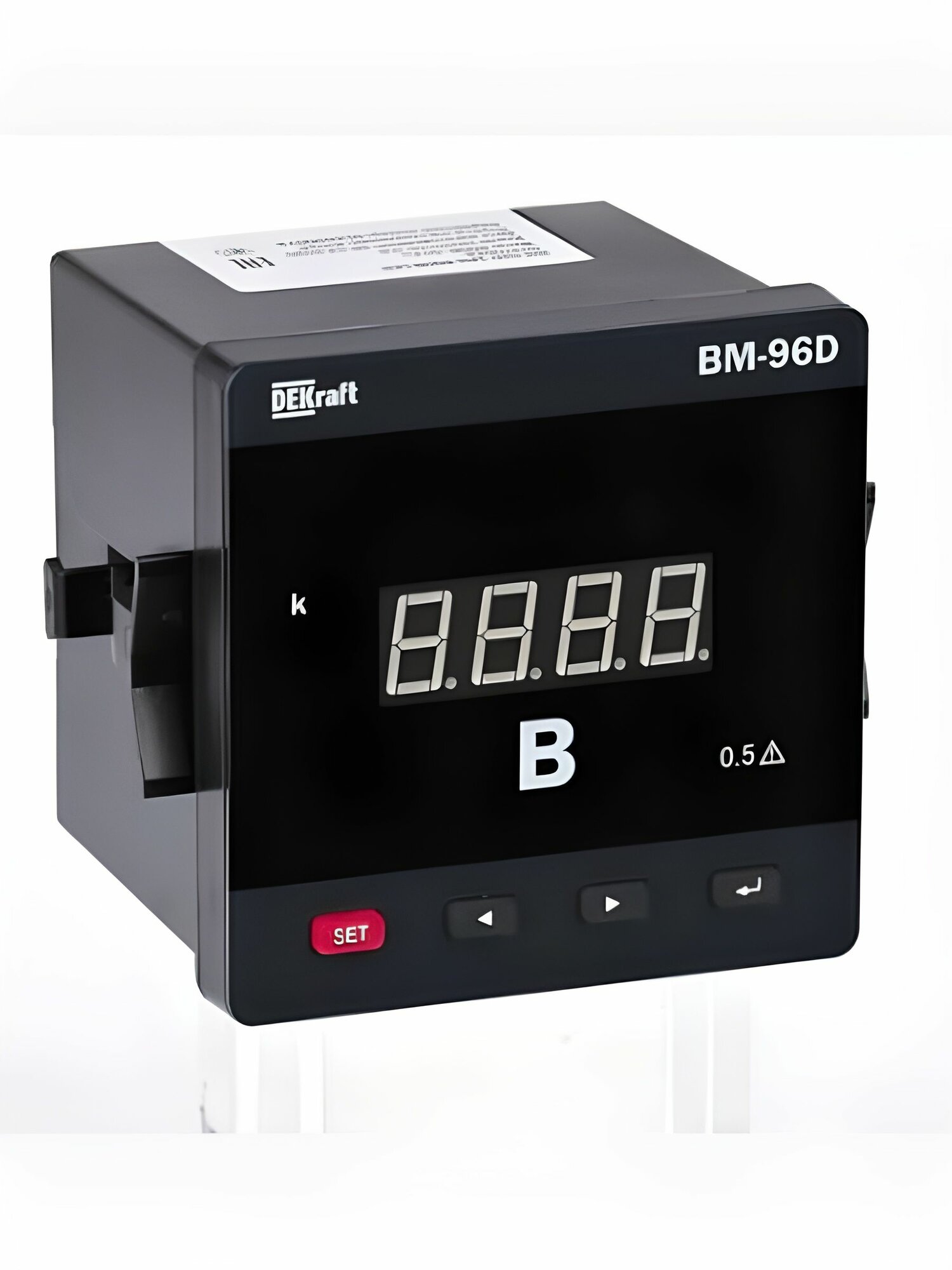 Вольтметр цифровой 96x96мм трехфазный, вход 600В, LED-дисплей ВМ-96D 50386DEK