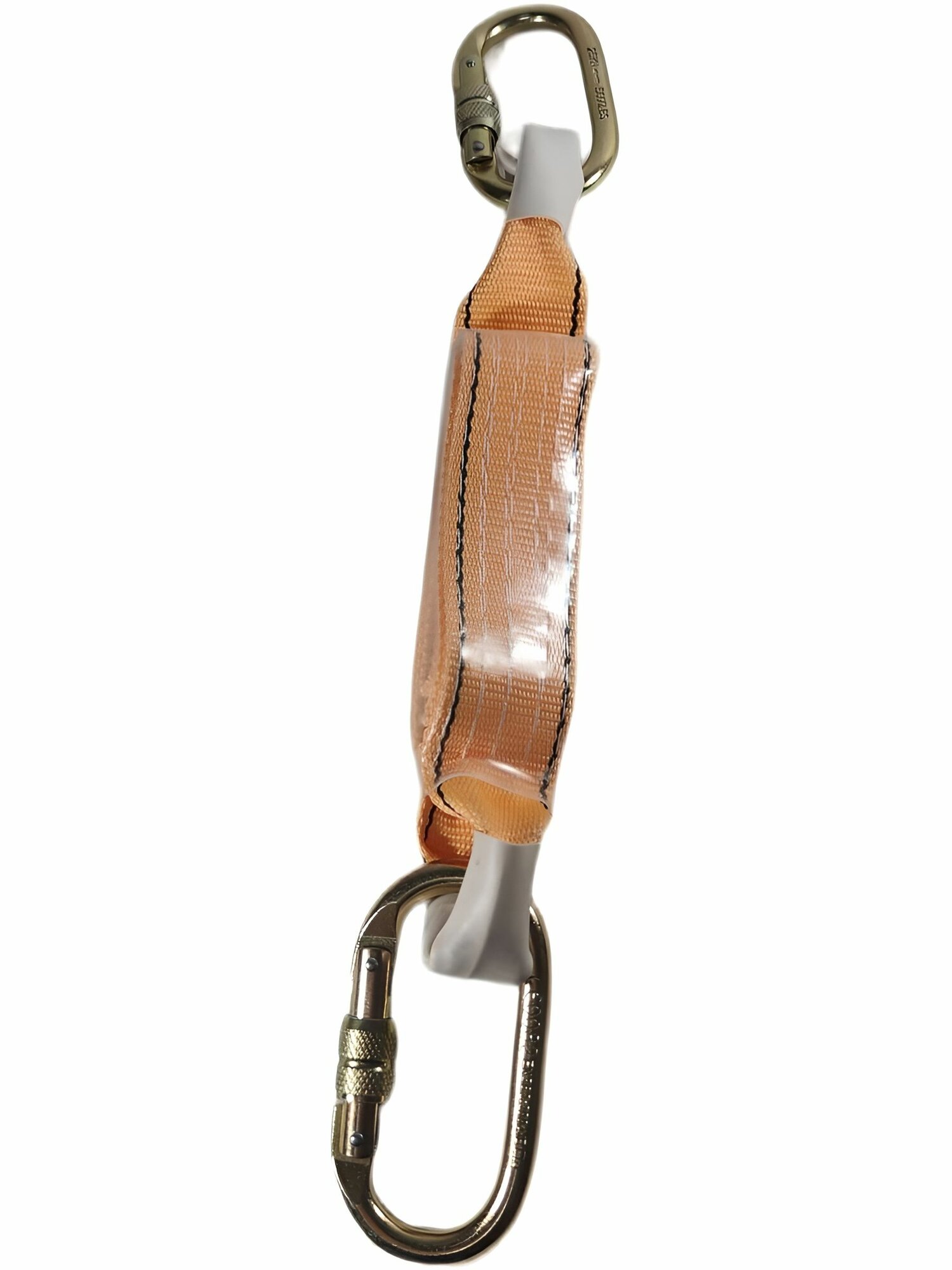 Амортизатор рывка + два стальных карабина овал 25 Кн