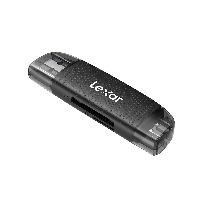 Lexar 2-в-1 Card Reader USB 3.0 и Type C Адаптер для чтения карт памяти поддерживает TF/SD/Micro SD/SDHC/SDXC/для ноутбуков ПК