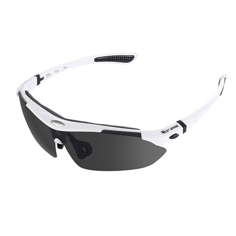 Очки унисекс WEST BIKING водонепроницаемые, белые, ветронепроницаемые, пылезащитные, с УФ-защитой