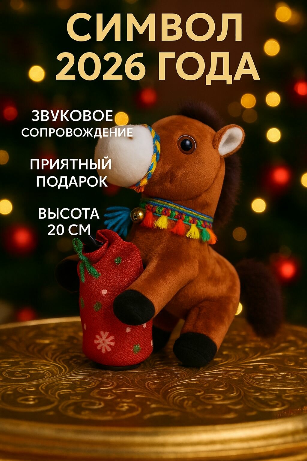 Музыкальная копилка - Лошадь символ 2026 года