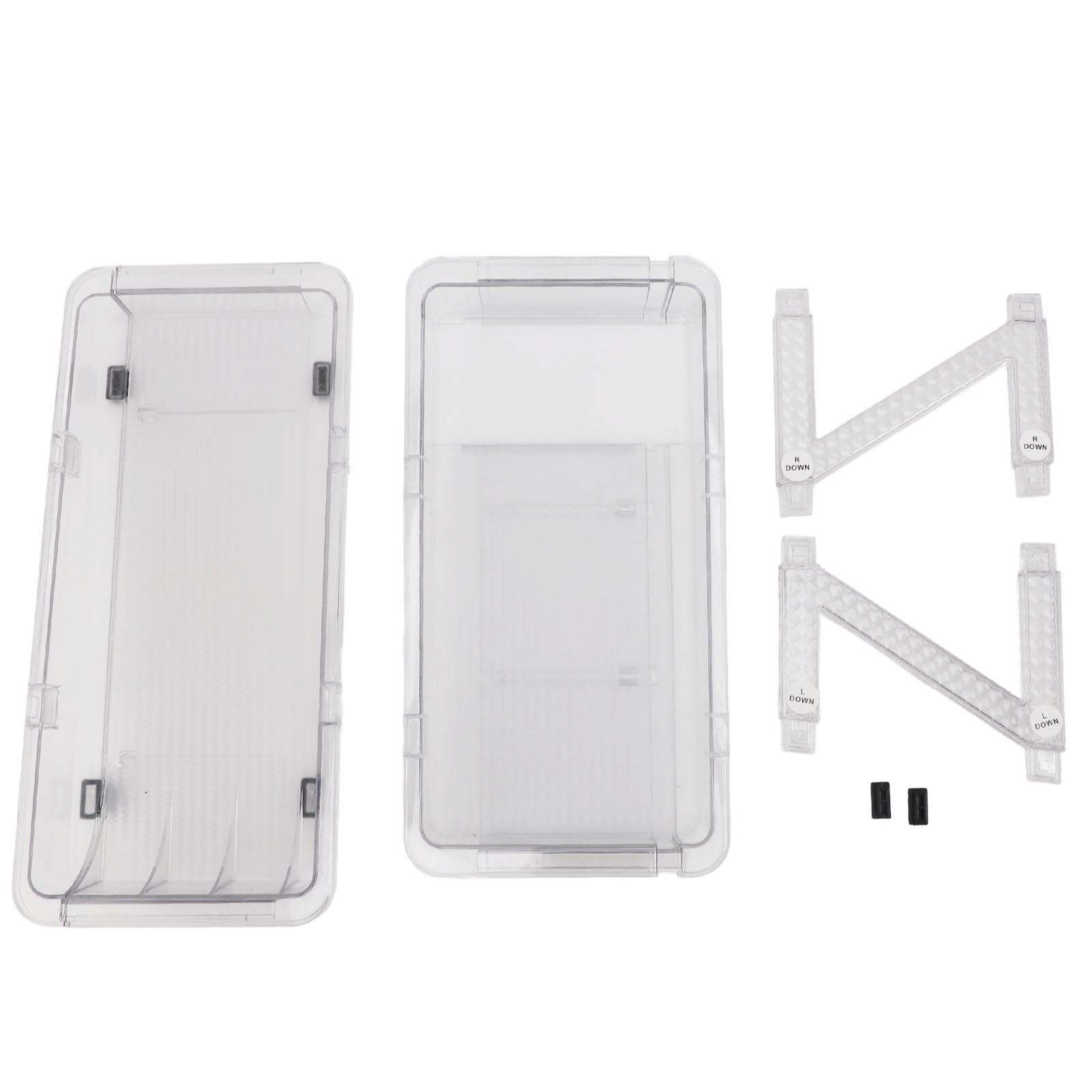 Организатор катания на газировке для холодильника 2 прозрачный расширяемый рассеянный диспенсер для пива.