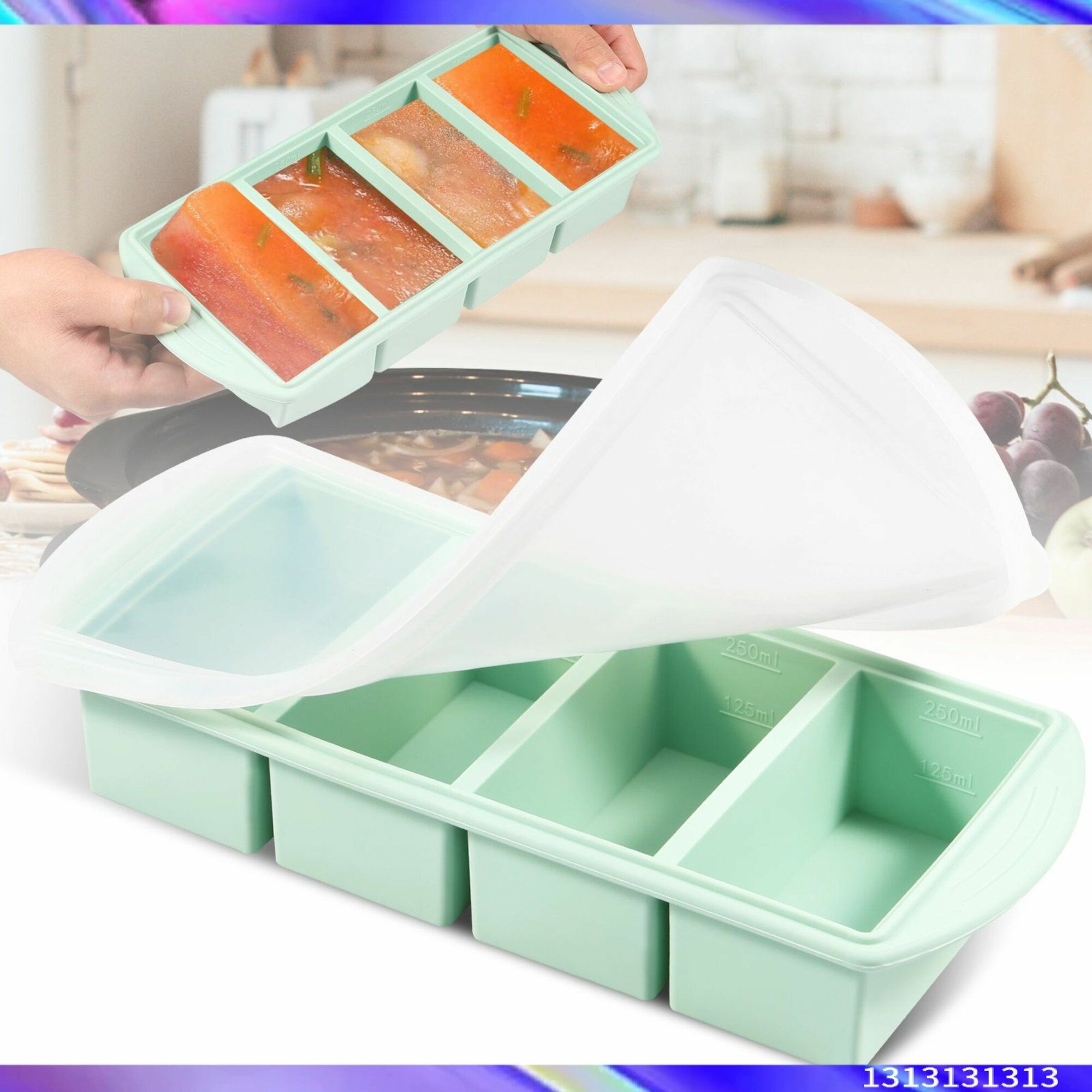 Эксклюзивная форма для бульона хого супа и льда с крышкой большая силиконовая