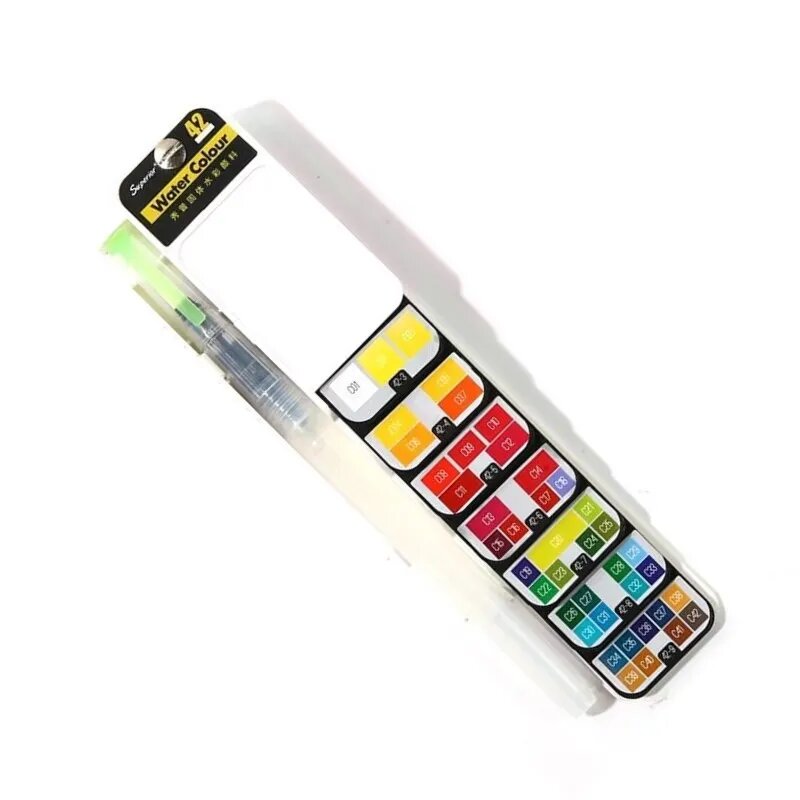Акварельные краски Superior 42/33/25/18 цветов 42 Colors White