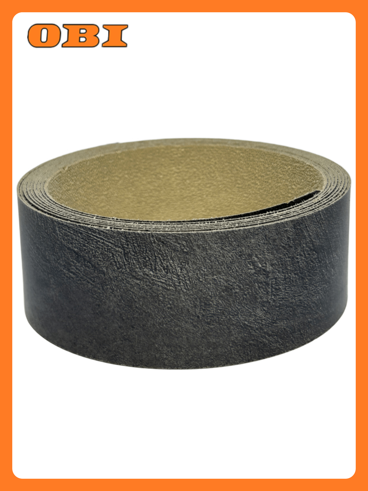 Кромка для столешницы "Цемент Чёрный", 44x3050мм, пластик, матовая, с клеем