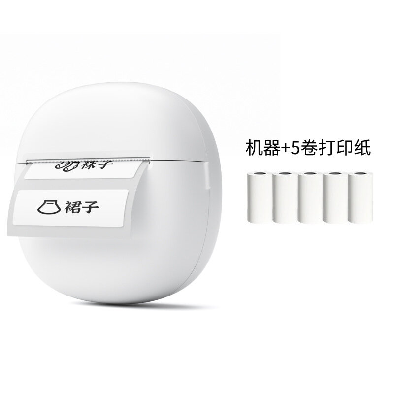 Мини-принтер LUCKJINGLE-A2, портативный принтер, этикетки, стикеры, Bluetooth, мини-термопринтер