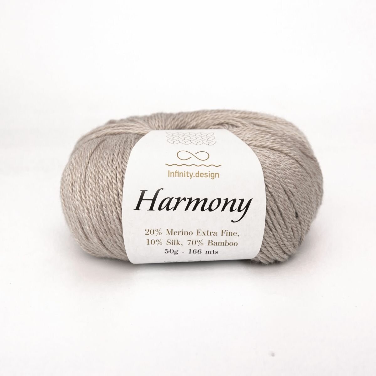 Пряжа для вязания Infinity Design Harmony (2650 Beige) 1 моток 50 г/166 м