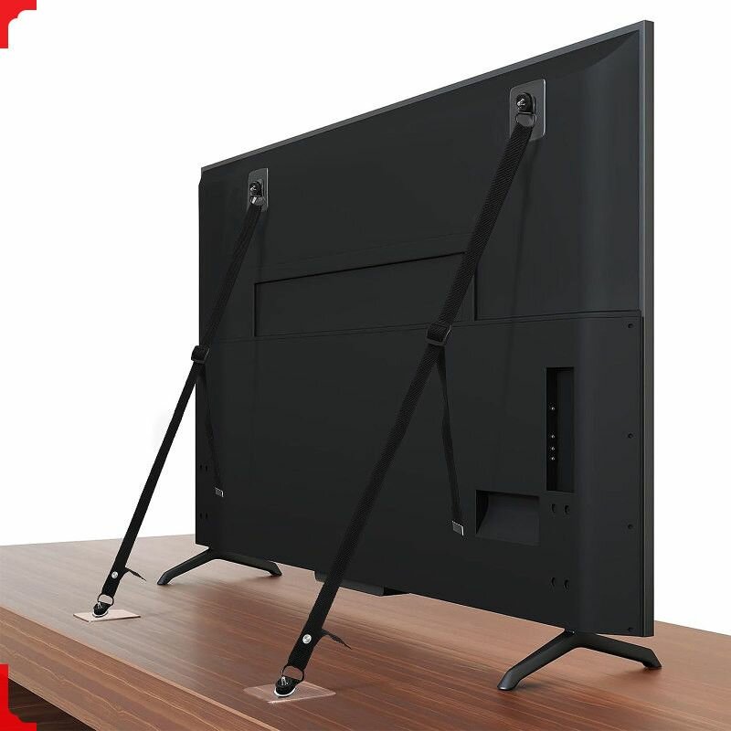 Детские анкеры для мебели, безопасный ремень для телевизора, защита от детей, черный 98.00X2.00X0.10CM