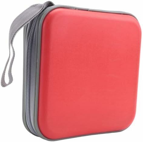 Кейс Для Дисков: Вмещает До 40 CD И Для Компактного Хранения В Путешествиях - Надежная Защита От Повреждений С Прочным Материалом И Застежкой For Музыкантов И Коллекционеров