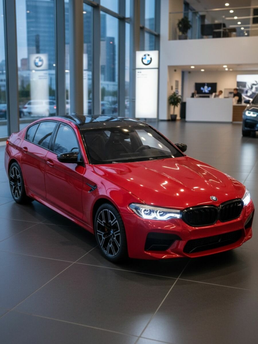 Металлическая инерционная машинка (модель автомобиля) BMW БМВ М5 1:24