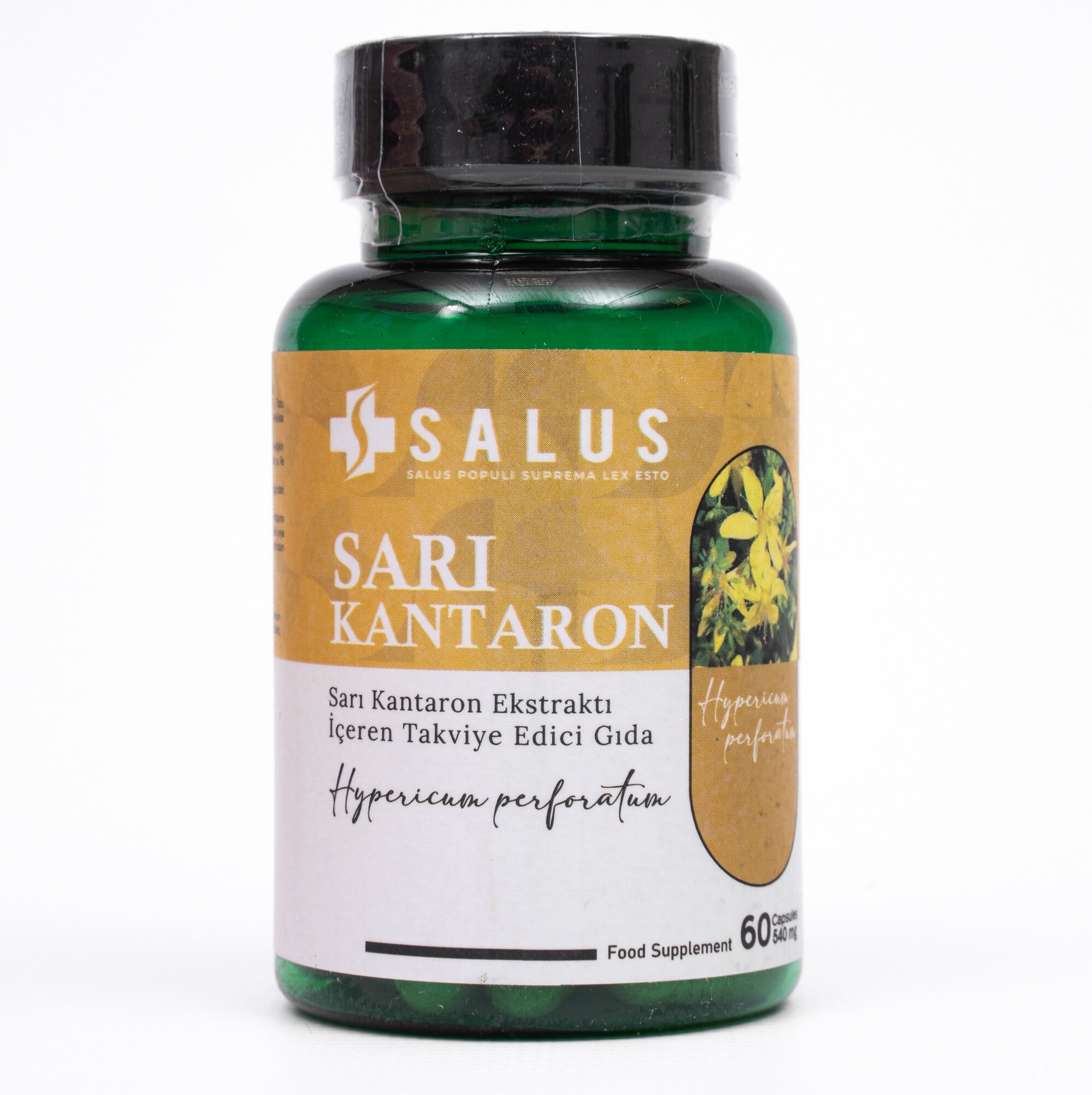 Травяной экстракт Salus "Зверобой", Турция, 60 капсул, укрепляющий нервную систему