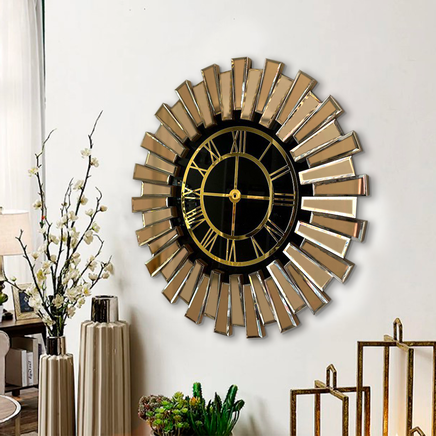 Часы Saat Piano, бронза, 60см