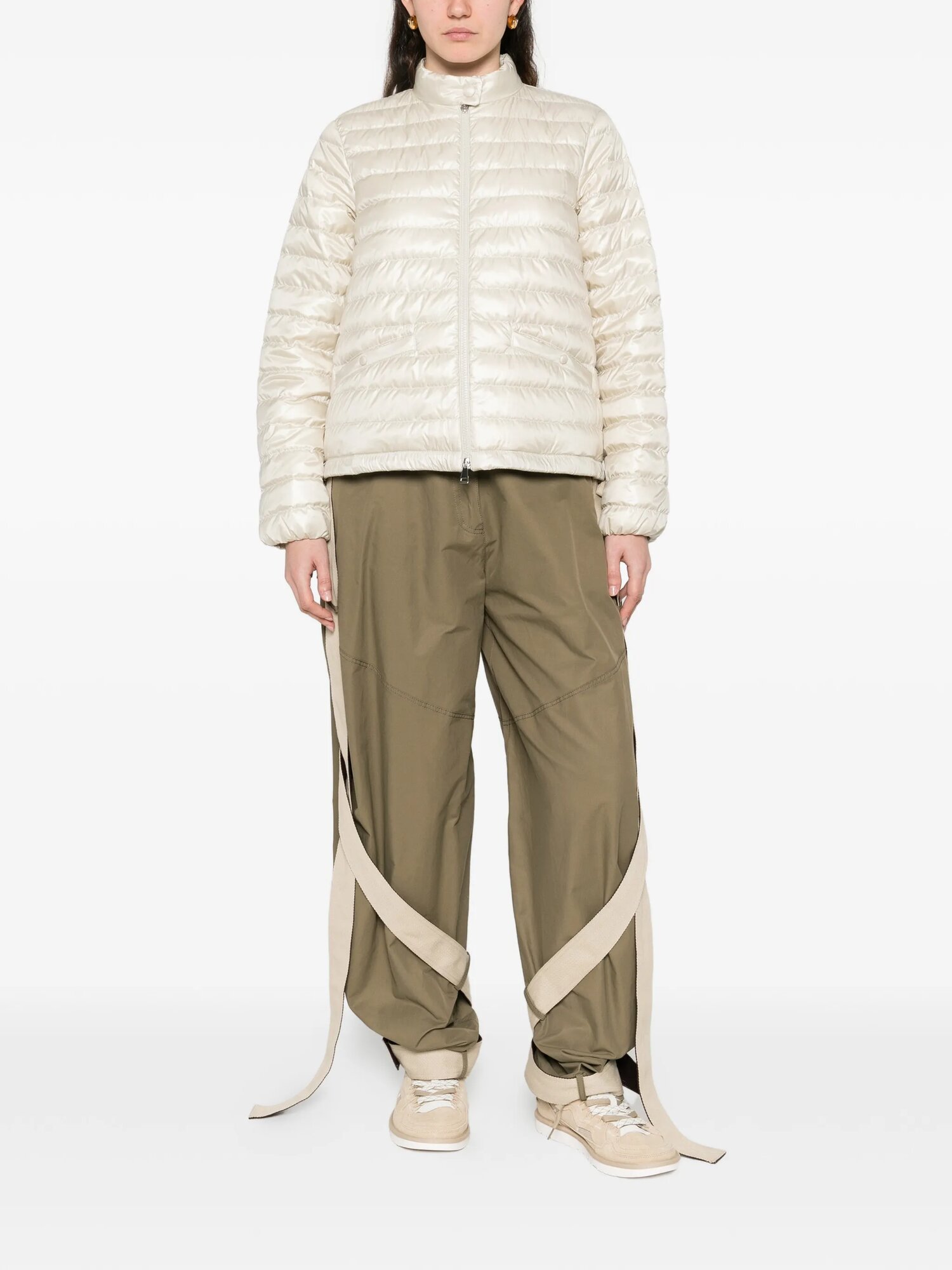 Куртка Moncler Azalee, размер 46, white — фото 1