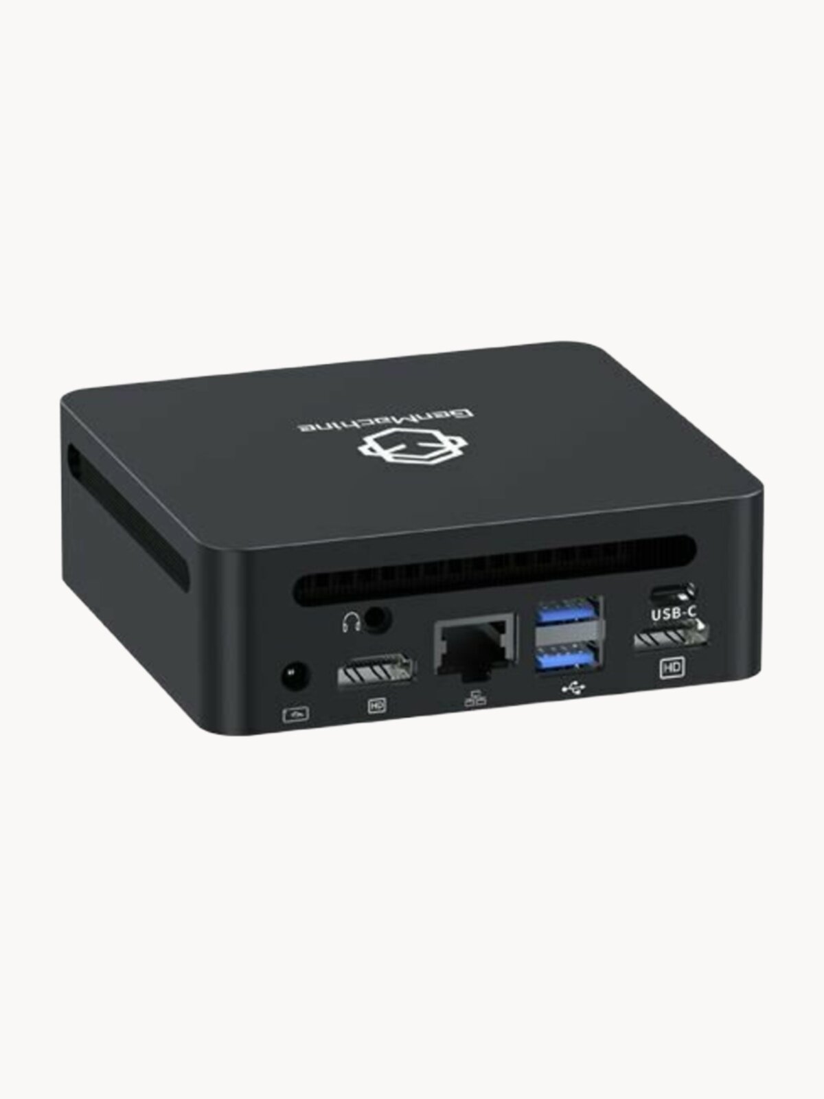 Мини - компьютер GenMachine Mini PC AMD R5-4500U Windows 11 Pro 2*DDR4 3200Mhz Business Office Design Computer 8G+256GB