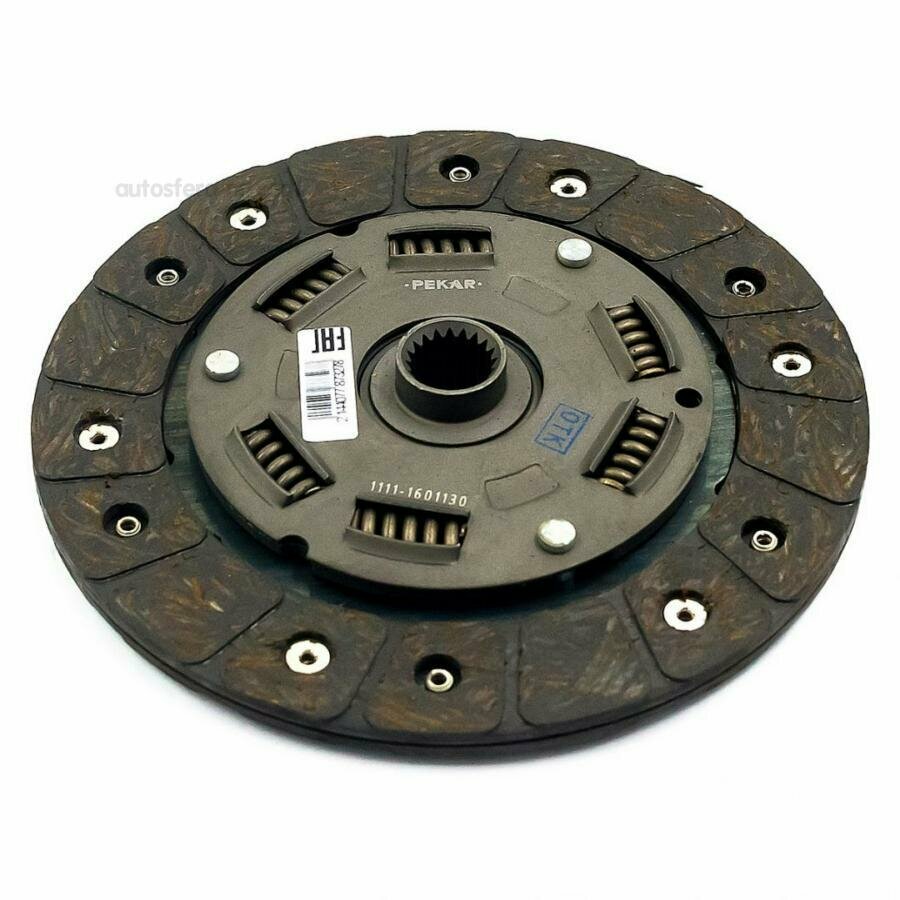 PEKAR 11111601130 Диск сцепления ведомый для а/м LADA Ока 1111 PEKAR 1111-1601130