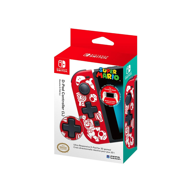 Геймпад HORI D-PAD Controller for Nintendo Switch (L) Super Mario NSW-151U