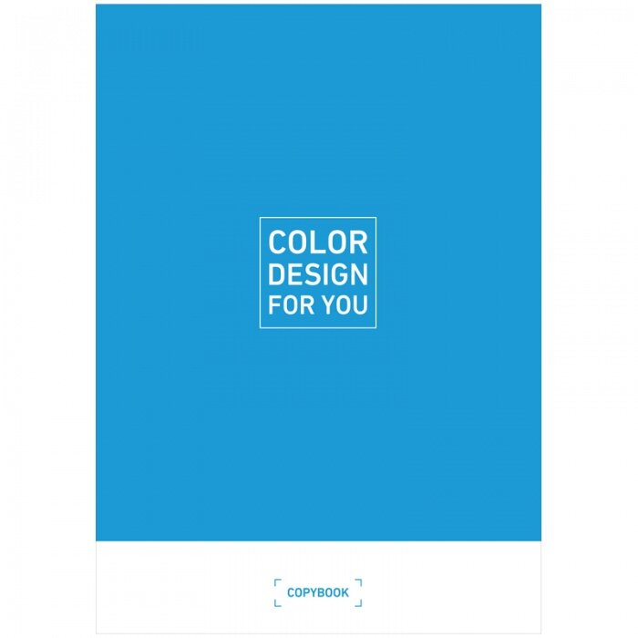 Спейс Т48А4к_13751-blue Тетрадь 48л. а4 клетка моноколор. color design