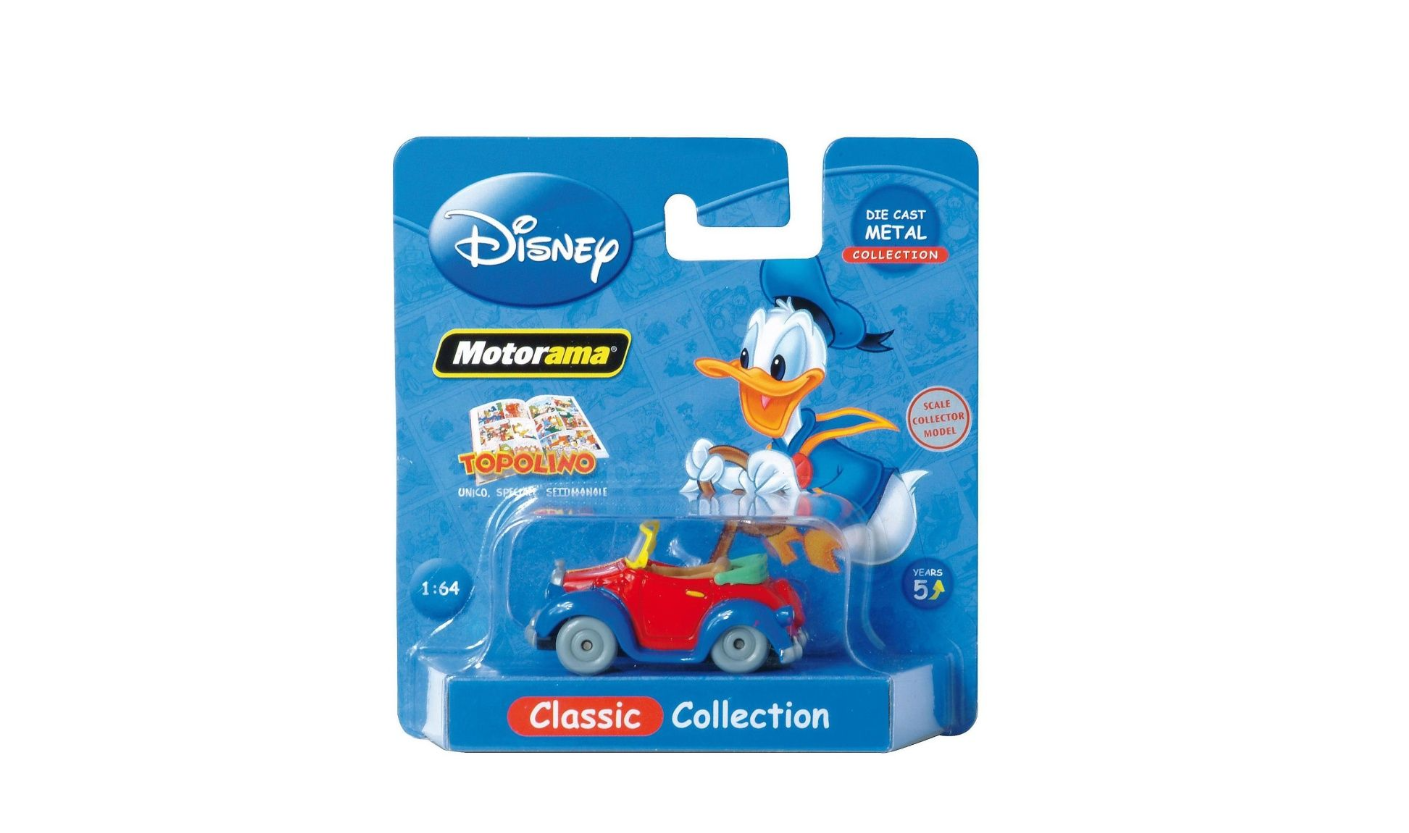 Motorama Disney Коллекционная машинка Дональд Дак 1:64 498558-4