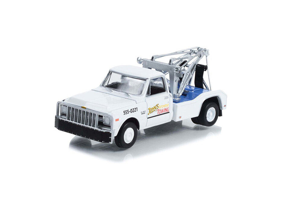 Модель коллекционная GREENLIGHT Chevrolet C-30 эвакуатор jerry’s towing 1969 (длина модели 6-10 см)