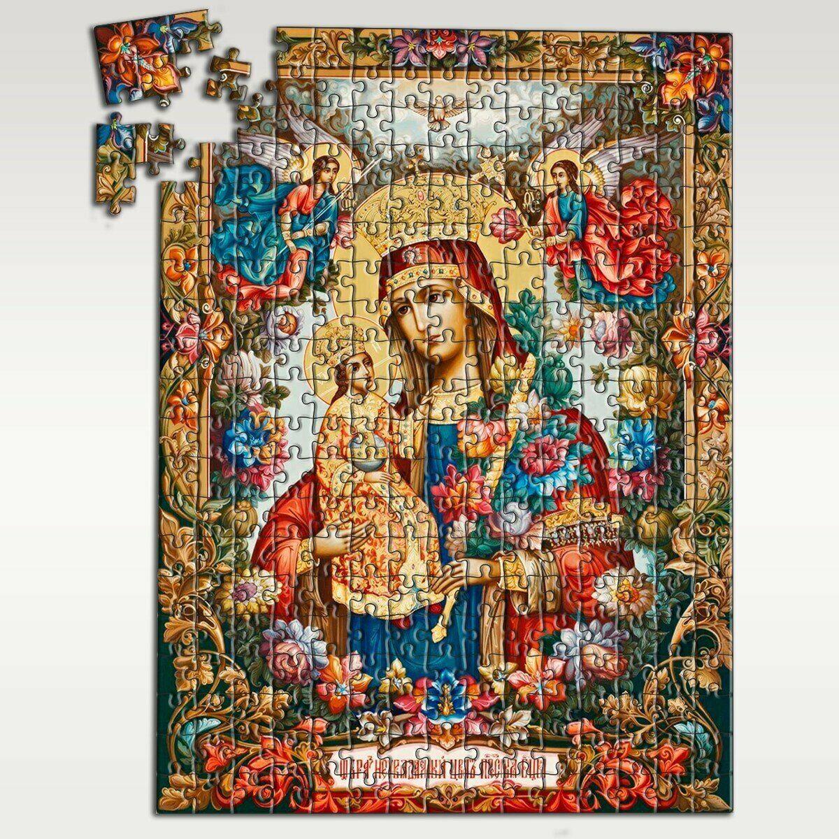 Пазл картонный А3: модель икона Божьей матери - 8790 П