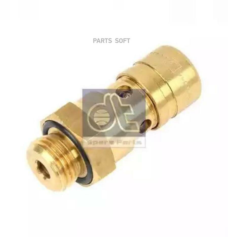 244023 DT SPARE PARTS Клапан DAF VOLVO защитный пневмосистемы (M16х1.5мм 10.3bar/1.0MPa) DT