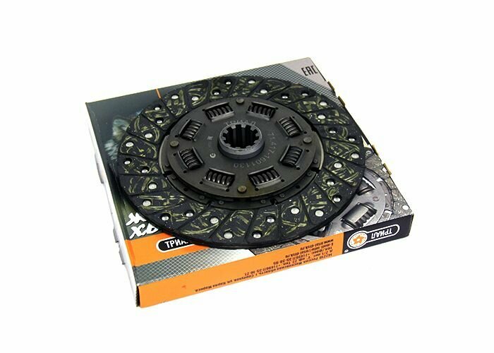 Диск сцепления ведомый для а/м УАЗ дв.417,402 (лепестк. корзина) КПП 4-ступ.