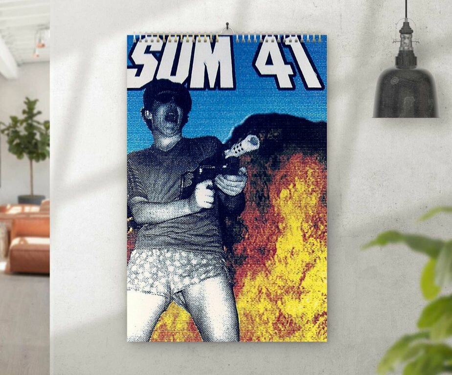 Календарь перекидной Sum 41, Сам 41 №21, А3