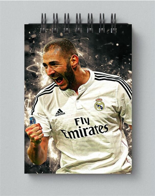 Блокнот Бензема Карим, Benzema Karim №4, А4