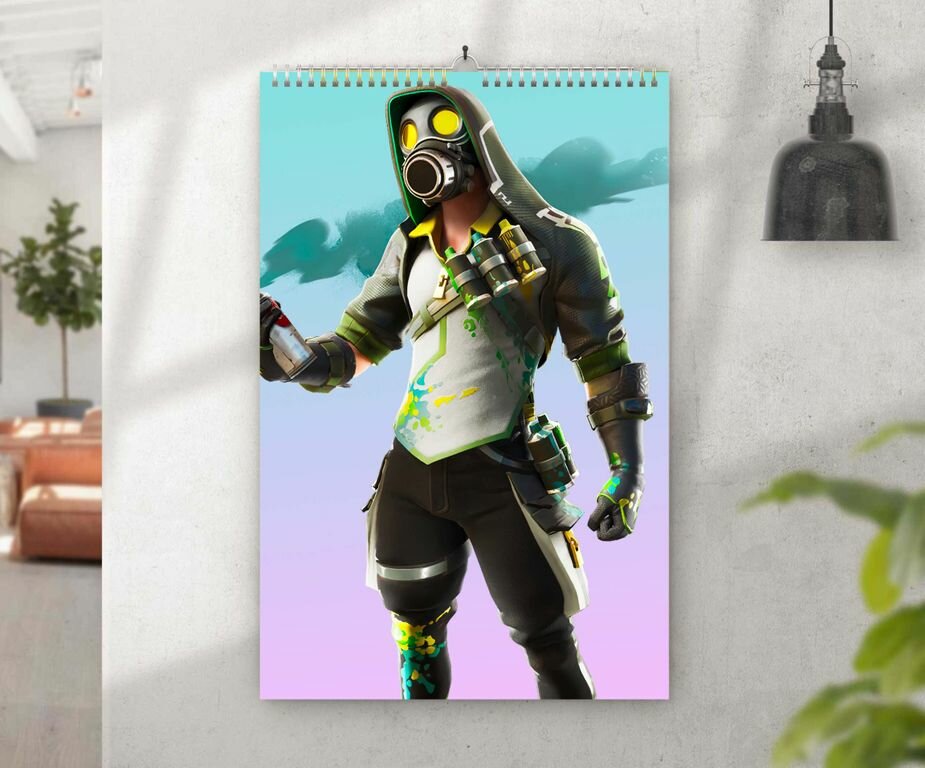 Перекидной календарь Fortnite, Фортнайт №16, А4