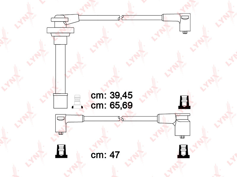 SPE5712 Комплект высоковольтных проводов NISSAN 96-