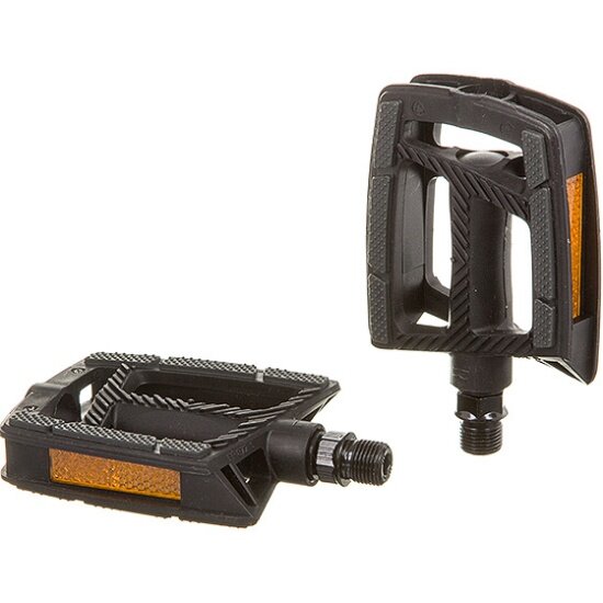 Педали Stg FP-872ZU, ось 9/16", пласт. Корпу прорезин.