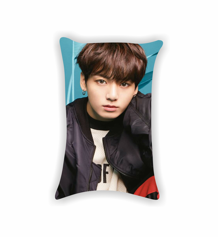 Подушка BTS, БТС №35, Картинка с одной стороны
