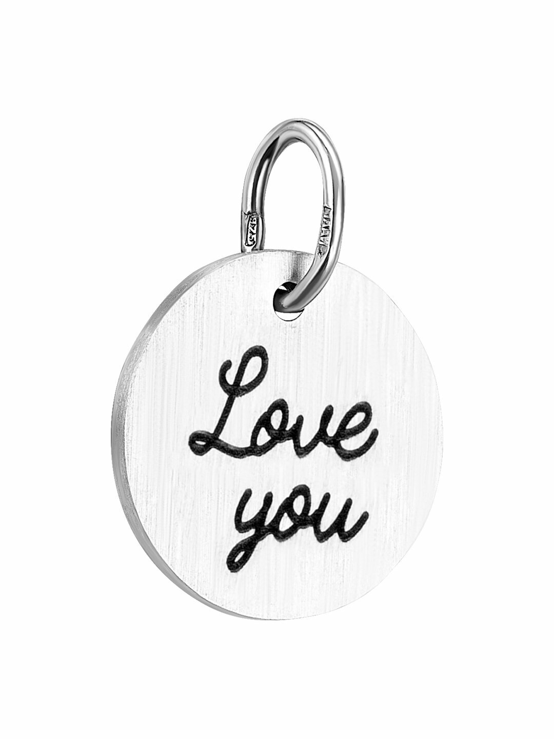 Подвеска, серебро, 925 проба, гравировка