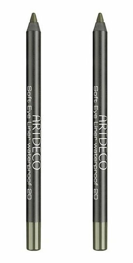 ARTDECO Карандаш для век Водостойкий, тон 20 Оливковый, 1,2 г, 2 шт
