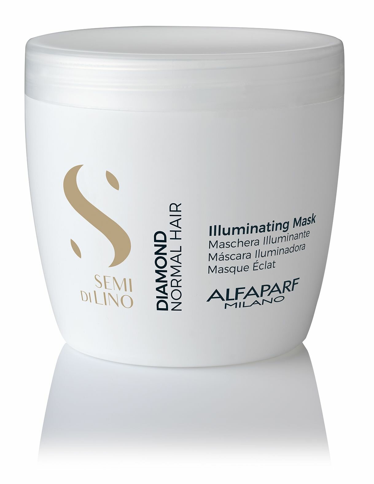 ALFAPARF MILANO Маска для нормальных волос, придающая блеск Sdl Diamond Illuminating Mask (500 мл)