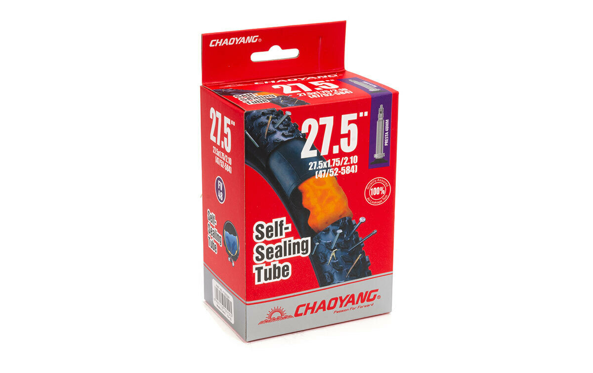 Велокамера CHAO YANG 27.5"x1.75/2.10 FV 48мм антипрокольная бутиловая