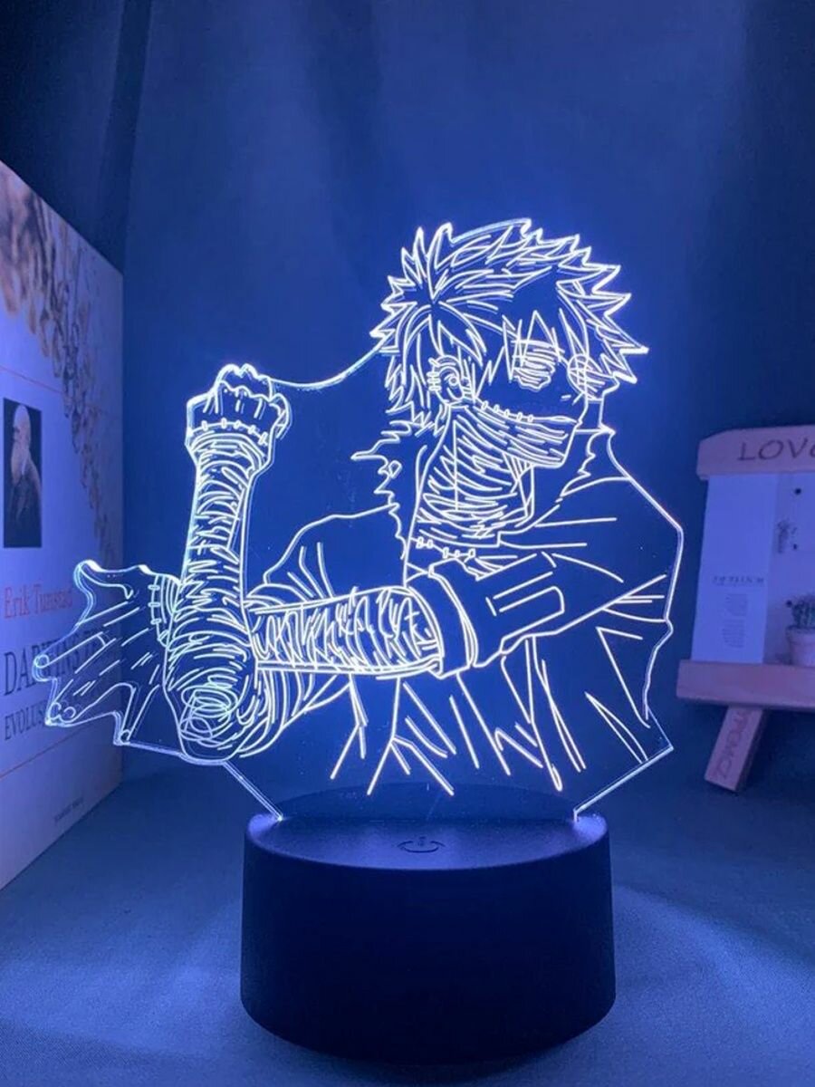 Ночник Аниме Моя Геройская Академия - Anime My Hero Academia . Подарок фанату аниме и манги — декор в комнату с любимыми персонажами, в стиле отаку и японской анимации.