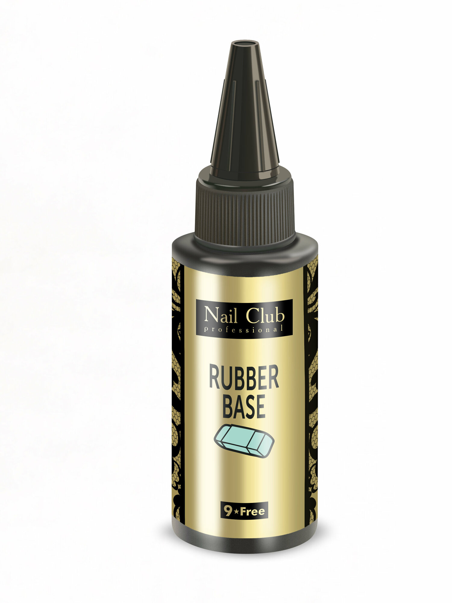 Nail Club professional Базовое покрытие для ногтей RUBBER BASE, 50 мл/1 шт.