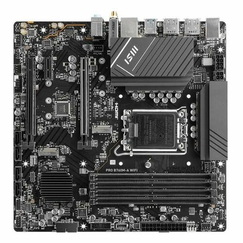 Материнская плата MSI PRO B760M-A WIFI, LGA 1700, Intel B760, mATX, Ret