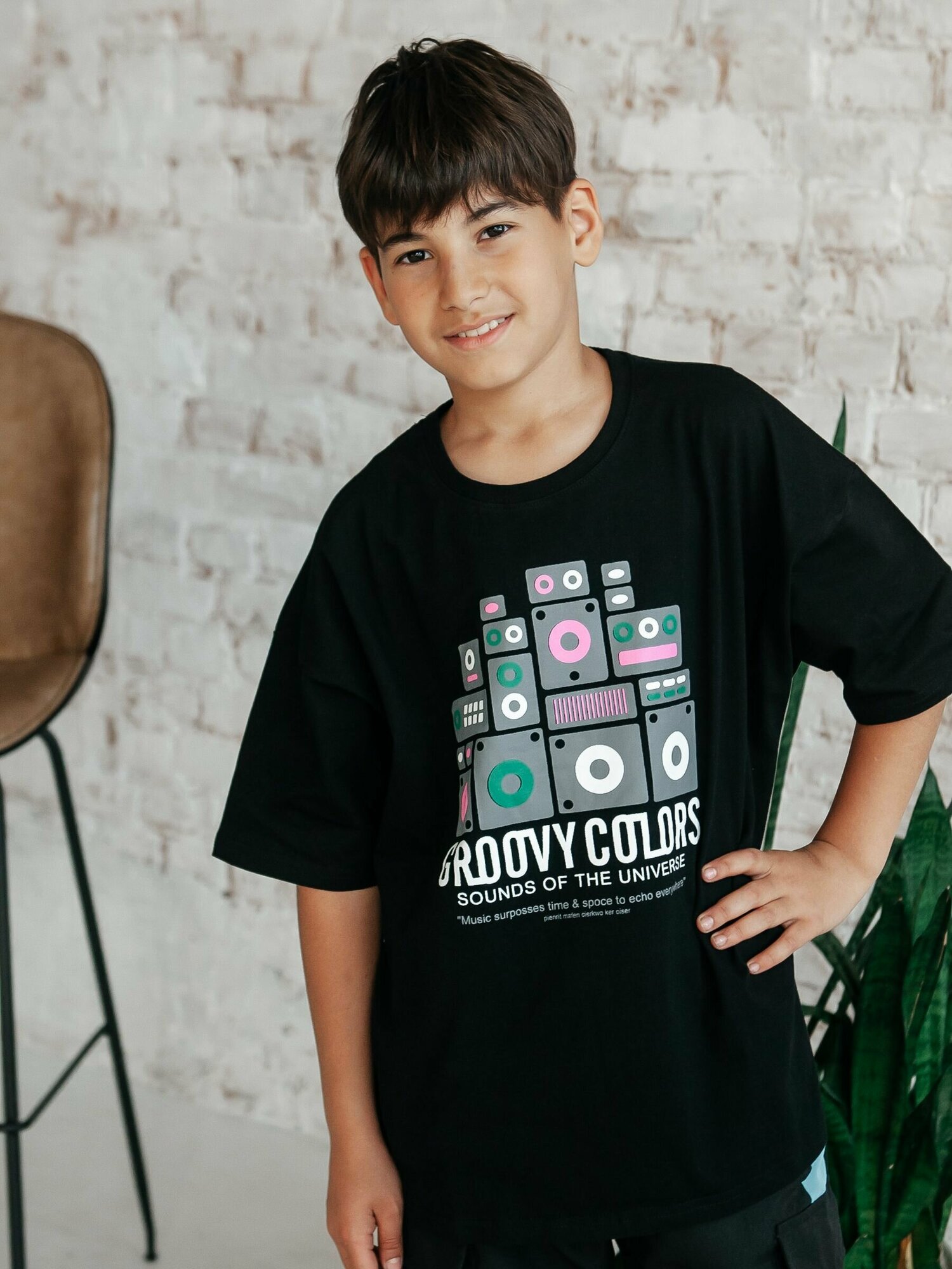 Футболка Футболка оверсайз с принтом