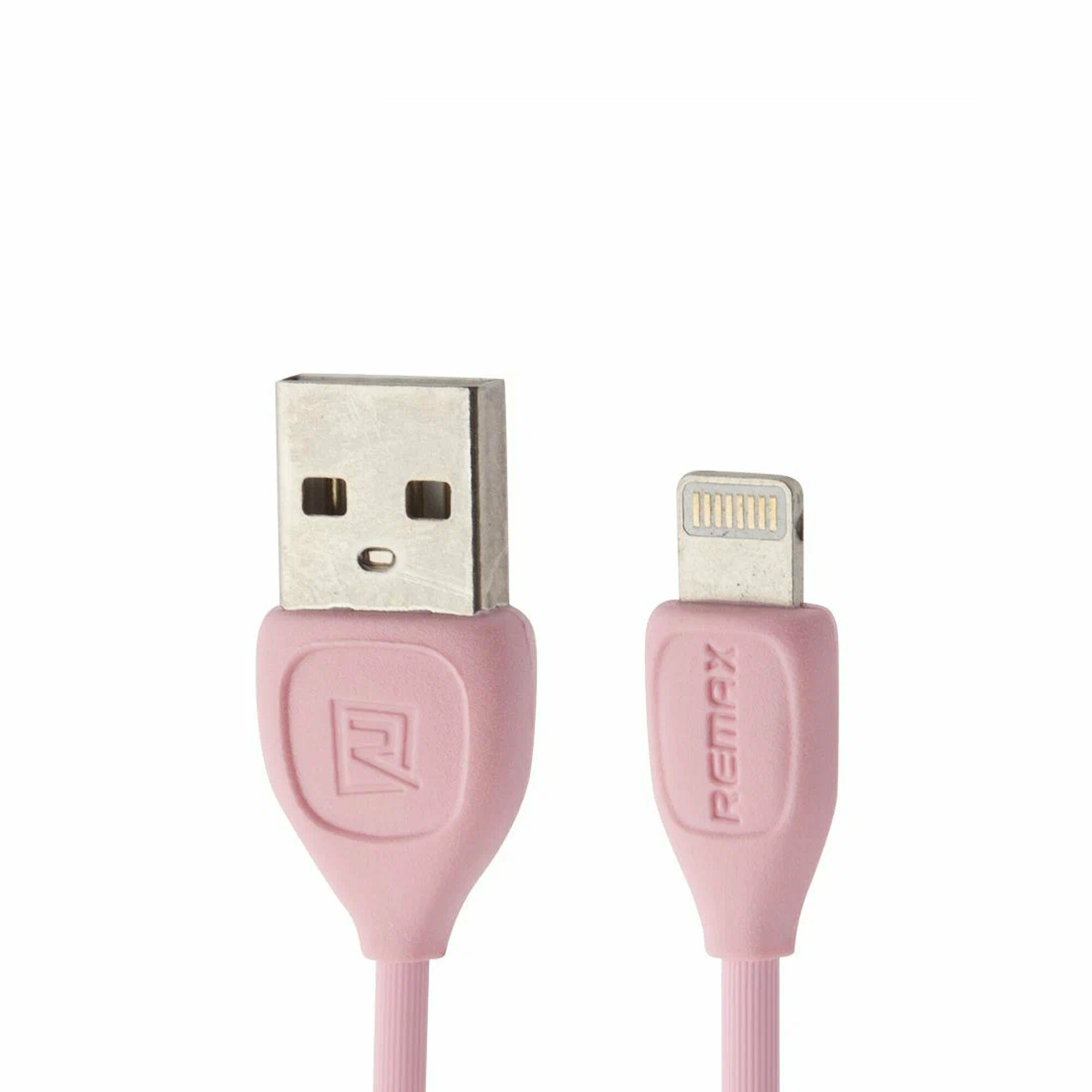 USB кабель Remax Lesu Series Cable RC-050i для смартфона Apple Lightning 8-pin, розовый