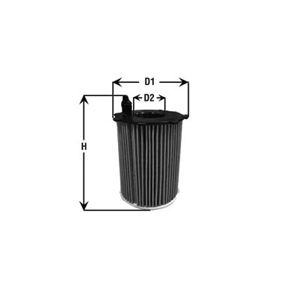CLEAN FILTERS ML4538 (057115561K / 057115561L) фильтр масляный audi: a4 (b7 / b8) 2.7tdi / 3.0tdi 04-, a5 (8t3) 2.7tdi / 3.0tdi 07-, a6